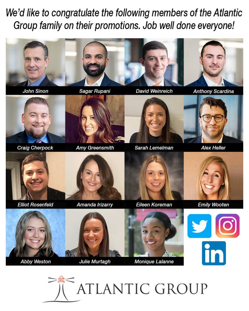 Congrats to Atlantic Group Team on Their Promotions - Atlantic Group